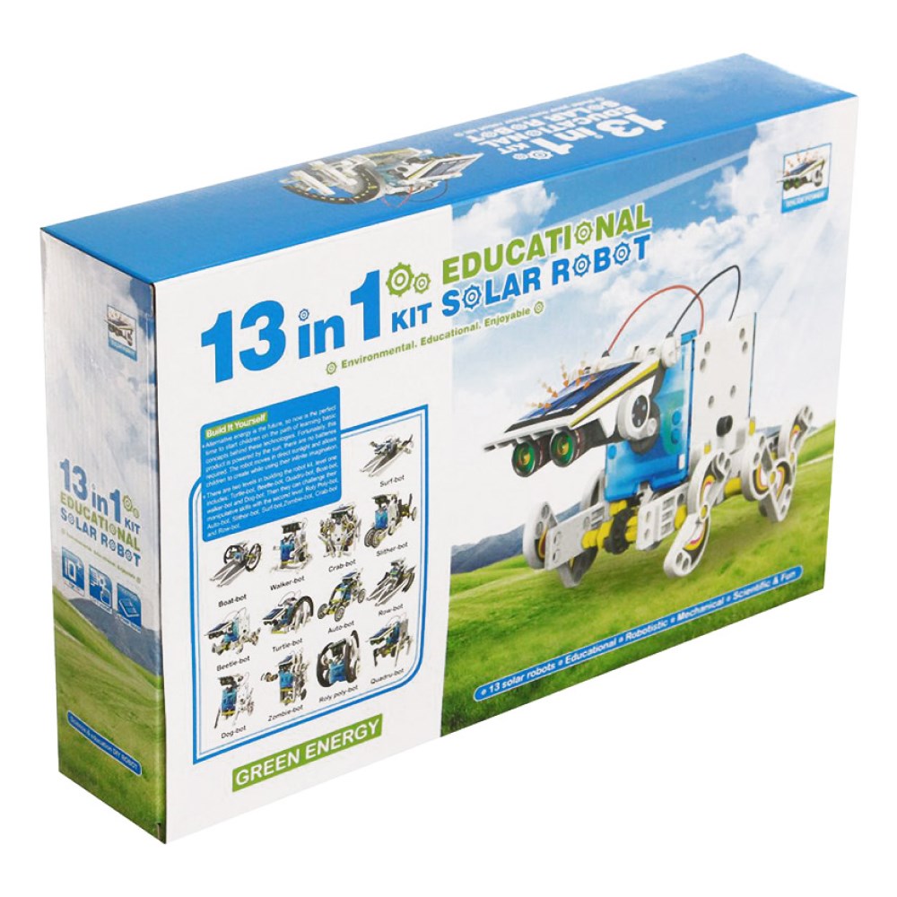 اسباب بازی ساختنی ربات خورشیدی در 13 مدل مختلف ربات SOLAR ROBAT 13 IN 1 ...