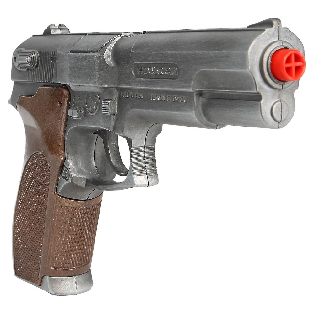 تفنگ اسباب بازی فلزی پلیس گانهر Gonher مدل 45.1_تفنگ اسباب بازی